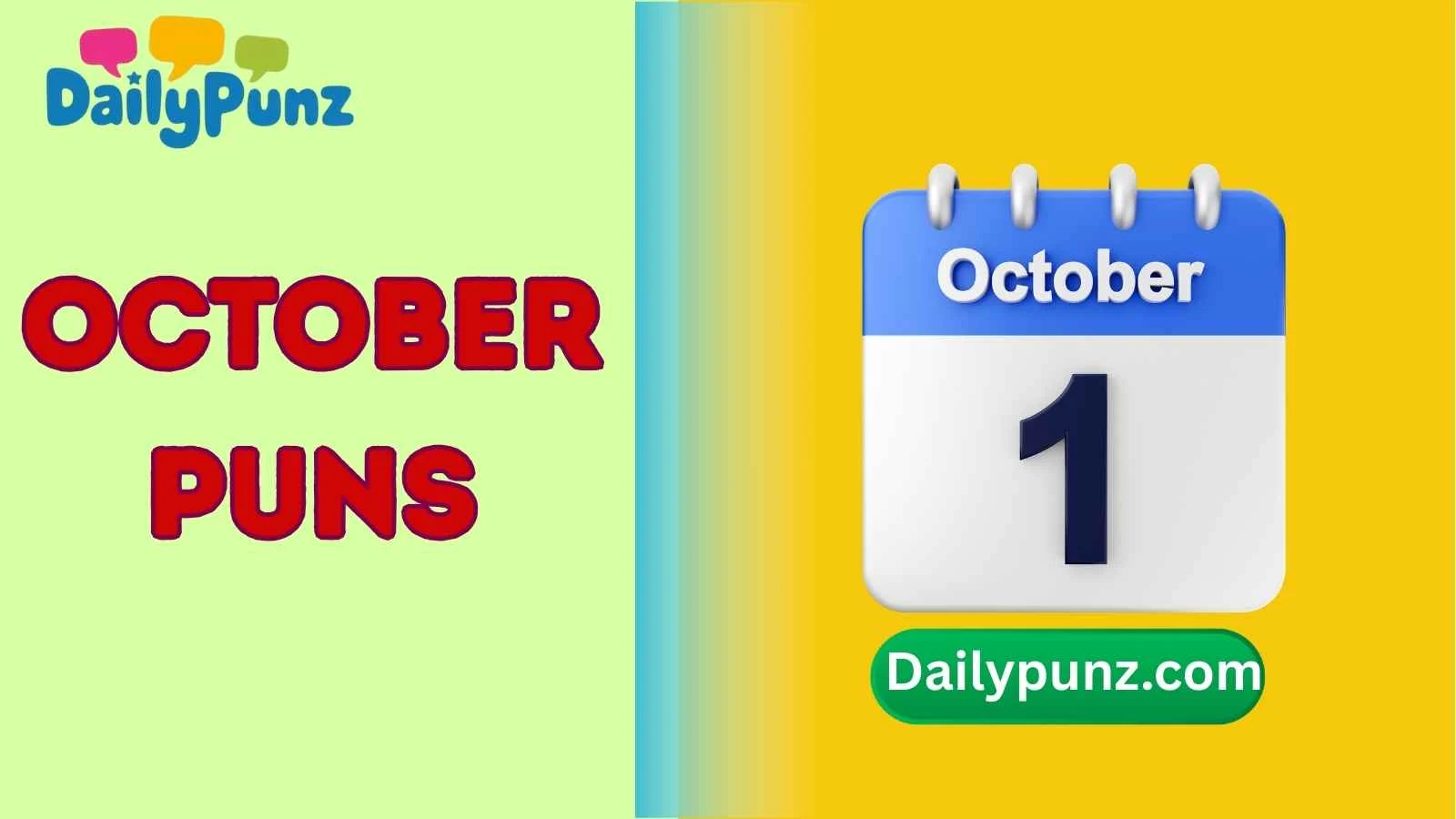 245+ Funniest October Puns That Will Brighten Your Day - dailypunz.com